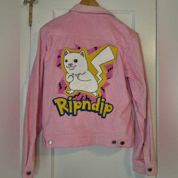 Ripndip | Jackets & Coats | Ripndip Pink Jean Jacket With Fun Graphic ...